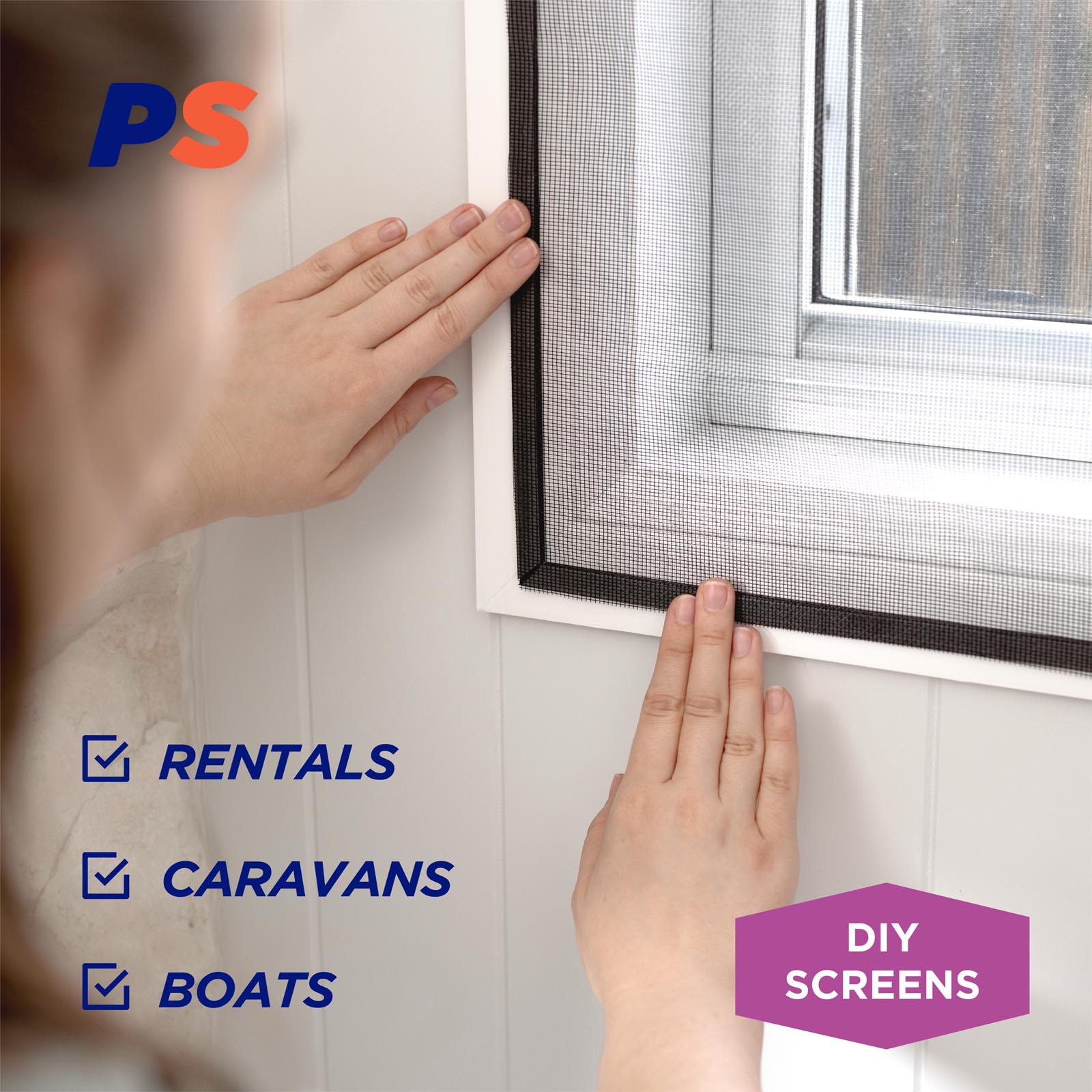 Insect Screen Fiberglass Mesh - 78" x 47" – Permastik