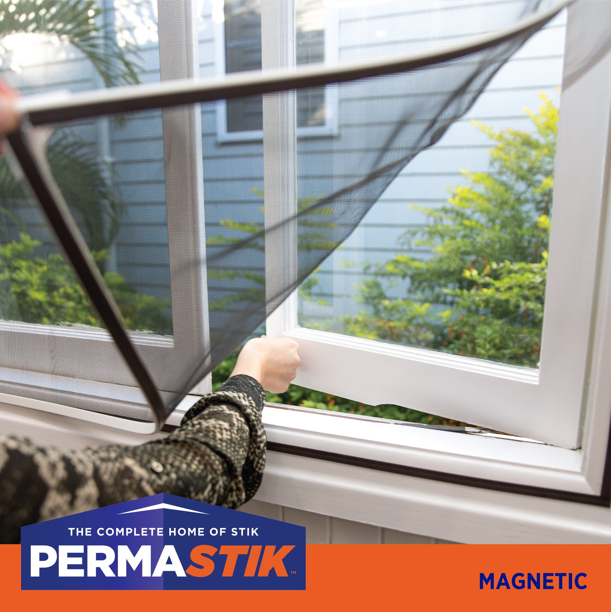 Adjustable Magnetic Fly Screen Kit - 47" x 39" – Permastik