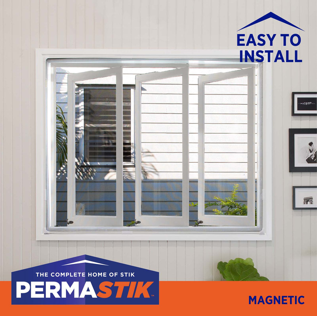 Adjustable Magnetic Fly Screen Kit - 78" x 78" – Permastik